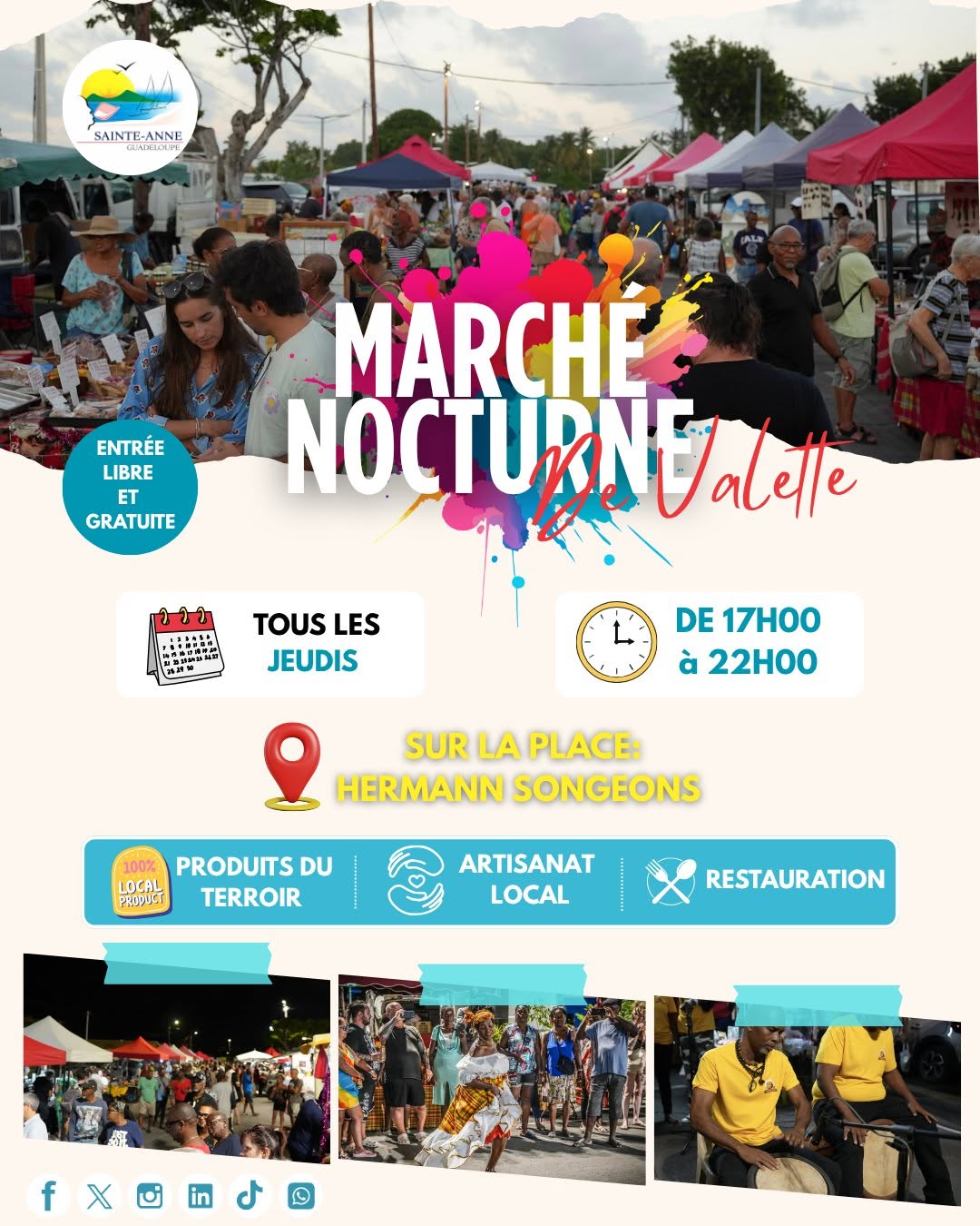 Saveurs Locales en Outre-mer : Explore le Marché Nocturne de Valette ...